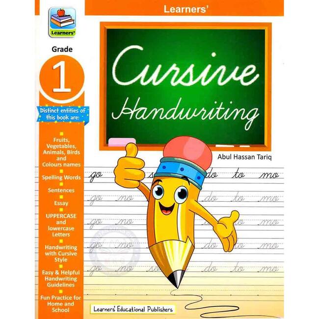 Learners Cursive Handwriting Book for Class 1 by Abul Hassan Tariq ...